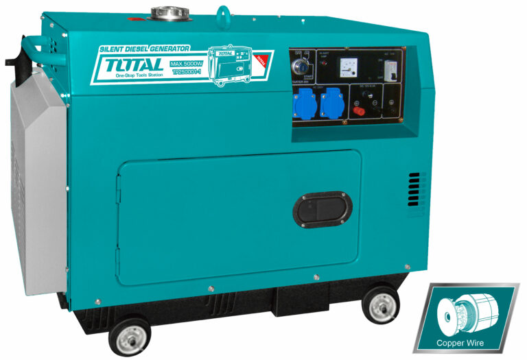 TOTAL ΓΕΝΝΗΤΡΙΑ DIESEL ΜΟΝΟΦΑΣΙΚΗ ΚΛΕΙΣΤΟΥ ΤΥΠΟΥ 5.000W ΜΕ ΑΥΤΟΜ ...